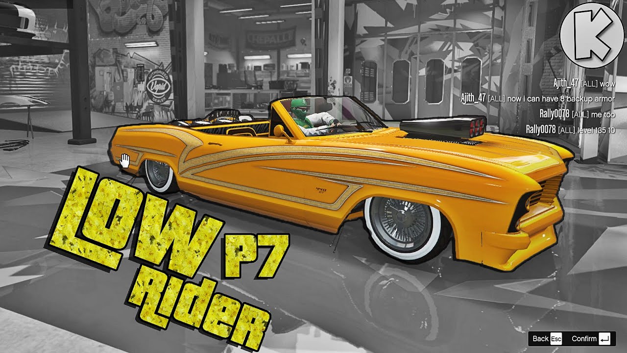 GTA 5 Online - Low Rider Car Customizer | Part 7 - YouTube