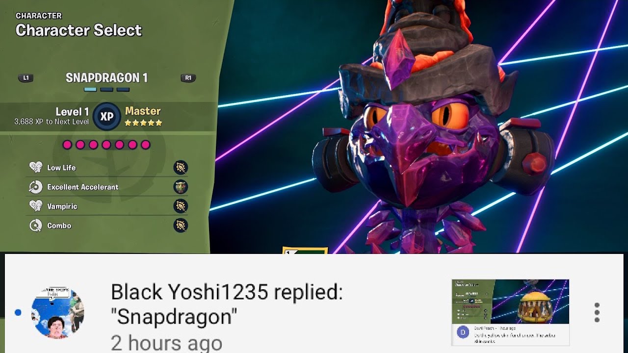 Snapdragon Gameplay - PvZ BFN - YouTube