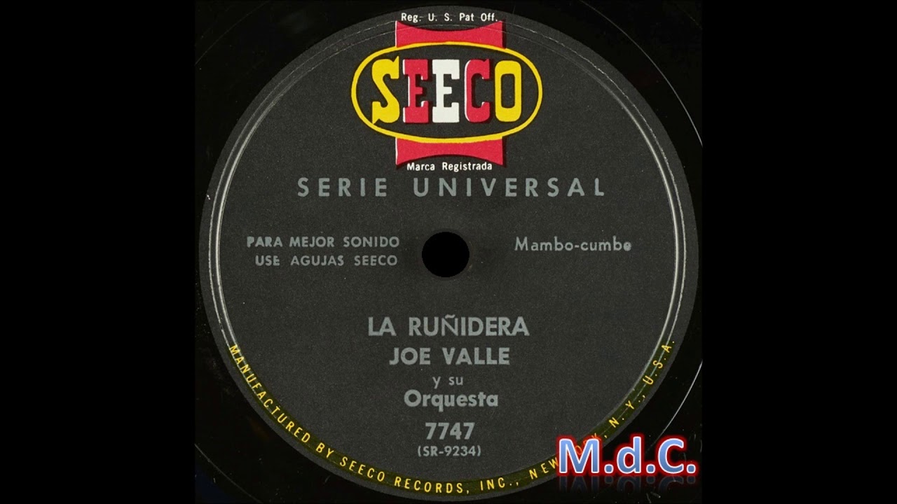 La Ruñidera - Joe Valle y Su Orquesta - YouTube