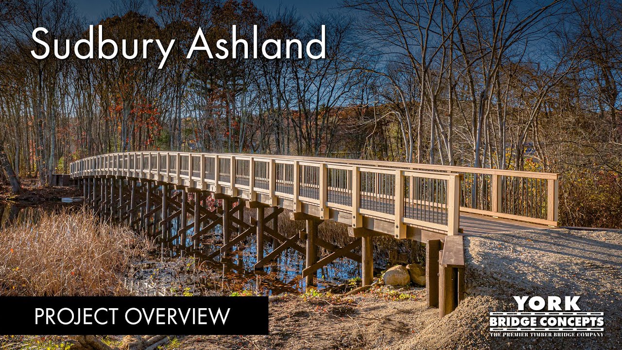 Footbridge Over Mill Pond | Sudbury Inlet, Ashland MA | Massachusetts ...