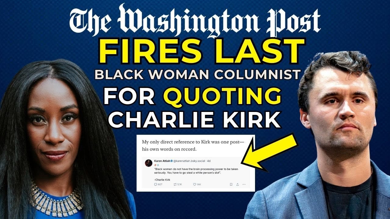 The Washington Post FIRED Its Last Black Woman Columnist… For QUOTING ...