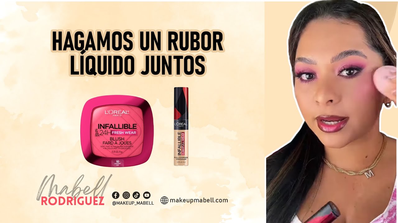 😍 Hagamos un rubor líquido juntos 💗 - YouTube