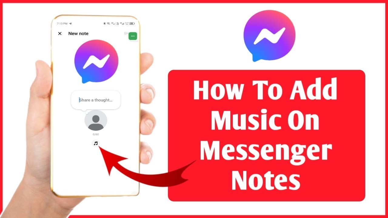How To Add Music On Messenger Notes | Put Music On Facebook Messenger ...