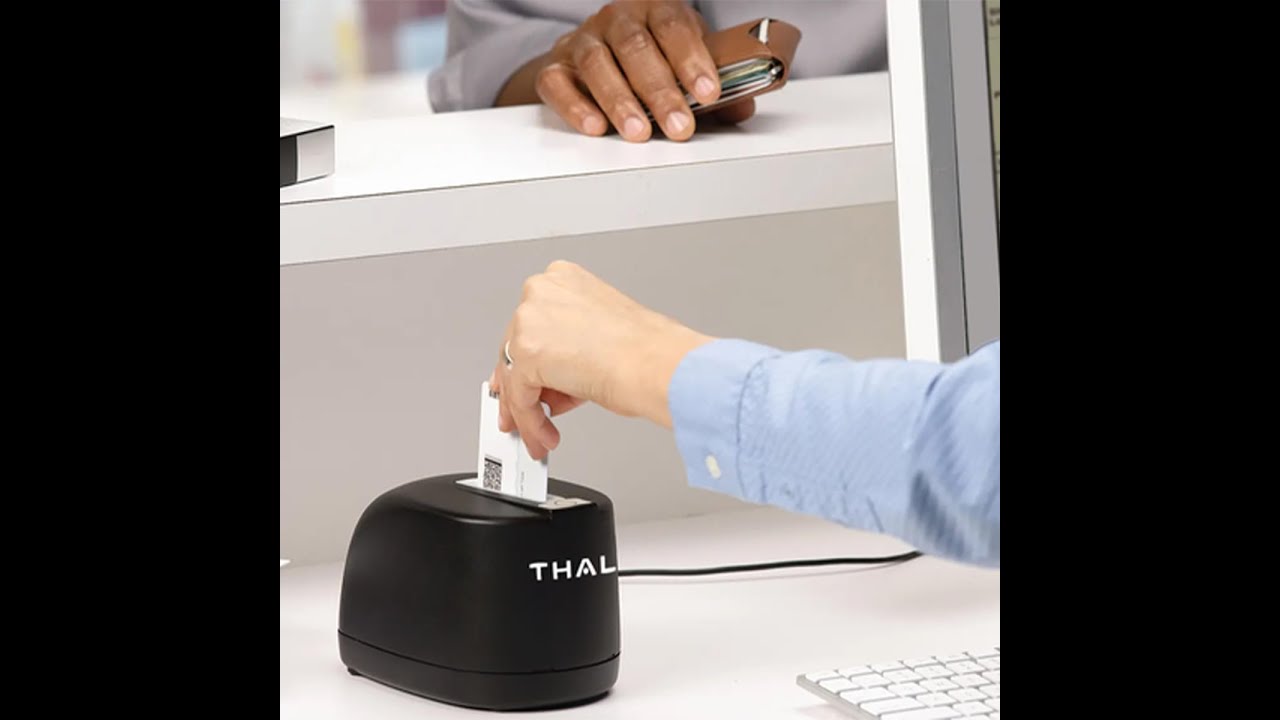 Thales Gemalto CR5400 Double-Sided ID Card Reader Review TAA Compliant ...