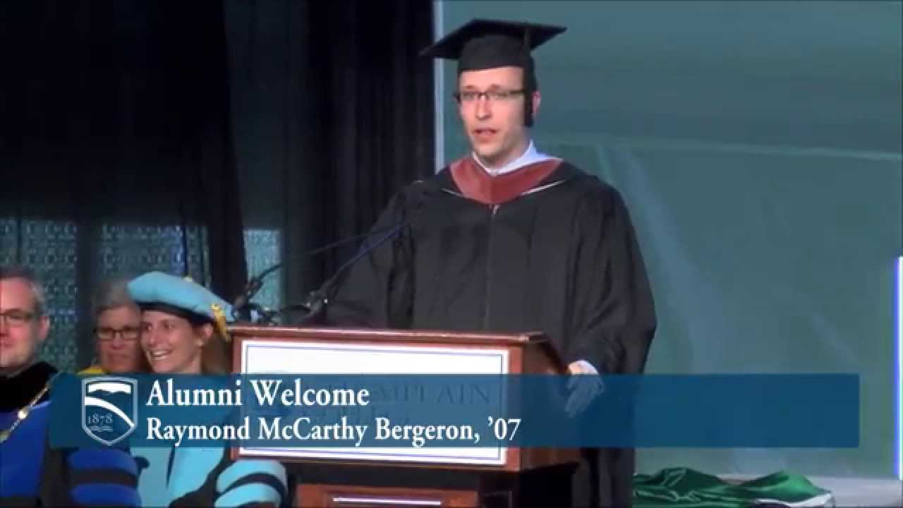 Champlain College 137th Commencement Ceremony - Class of 2015 - YouTube