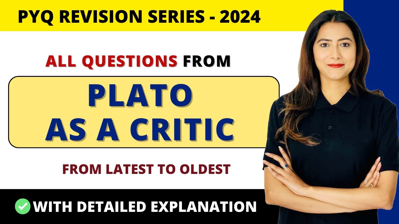 All Important Questions Of PLATO In One Video | Literary Criticism ...