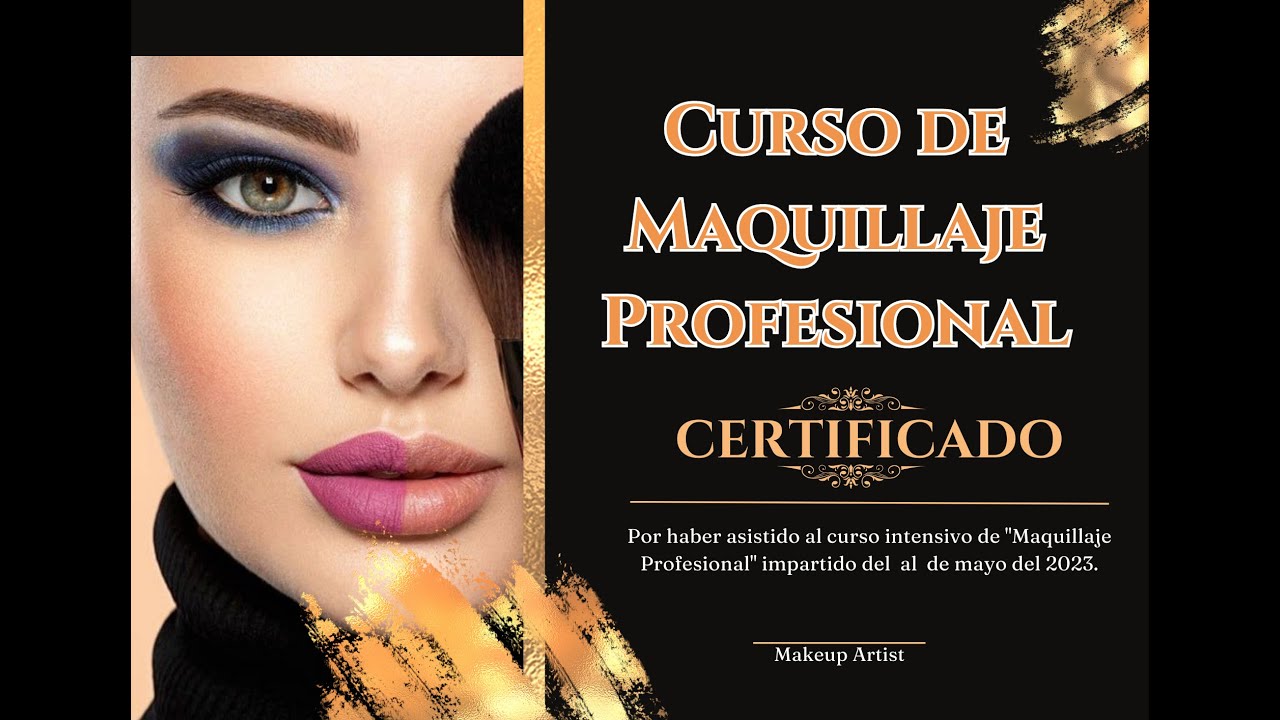 curso maquillaje online certificado l estudiar maquillaje profesional online - YouTube