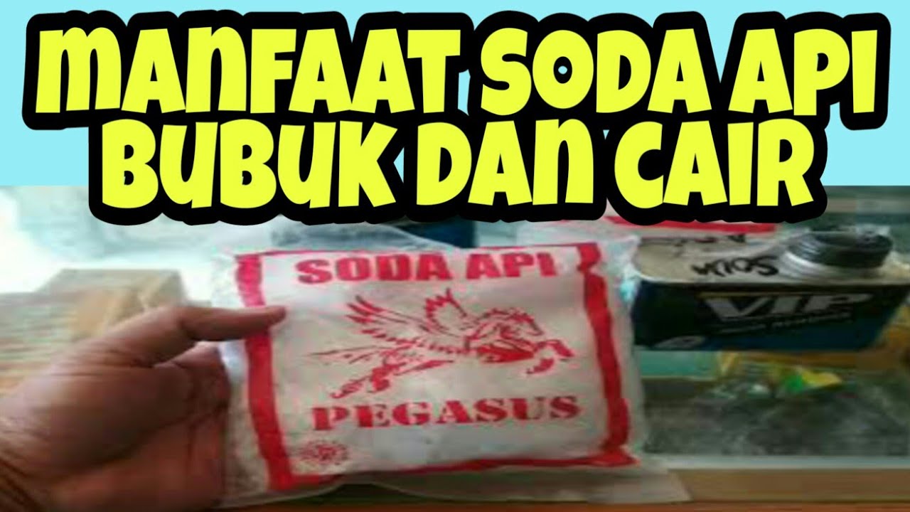 MANFAAT SODA API BUBUK DAN CAIR - YouTube
