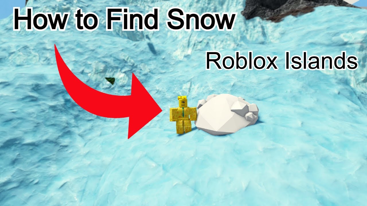How to find Snow in Roblox Islands! - YouTube