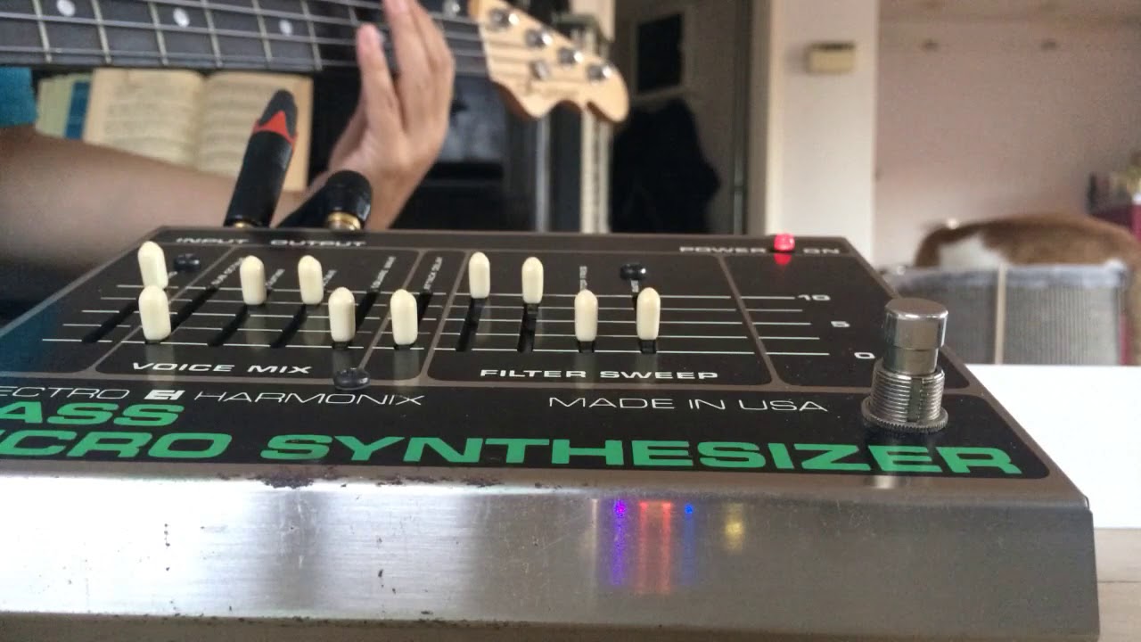 Vintage EHX Bass Micro Synthesizer (1980) after restoration - YouTube