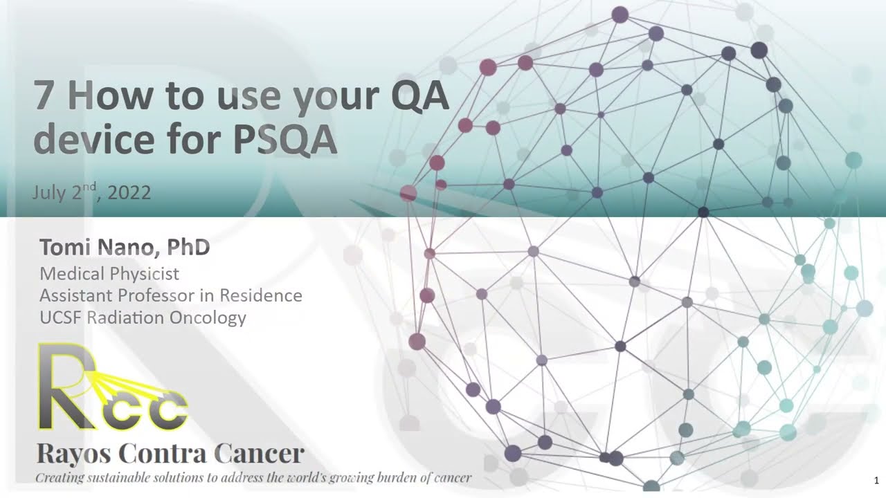 Session 7 - How to use your QA device for PSQA - YouTube