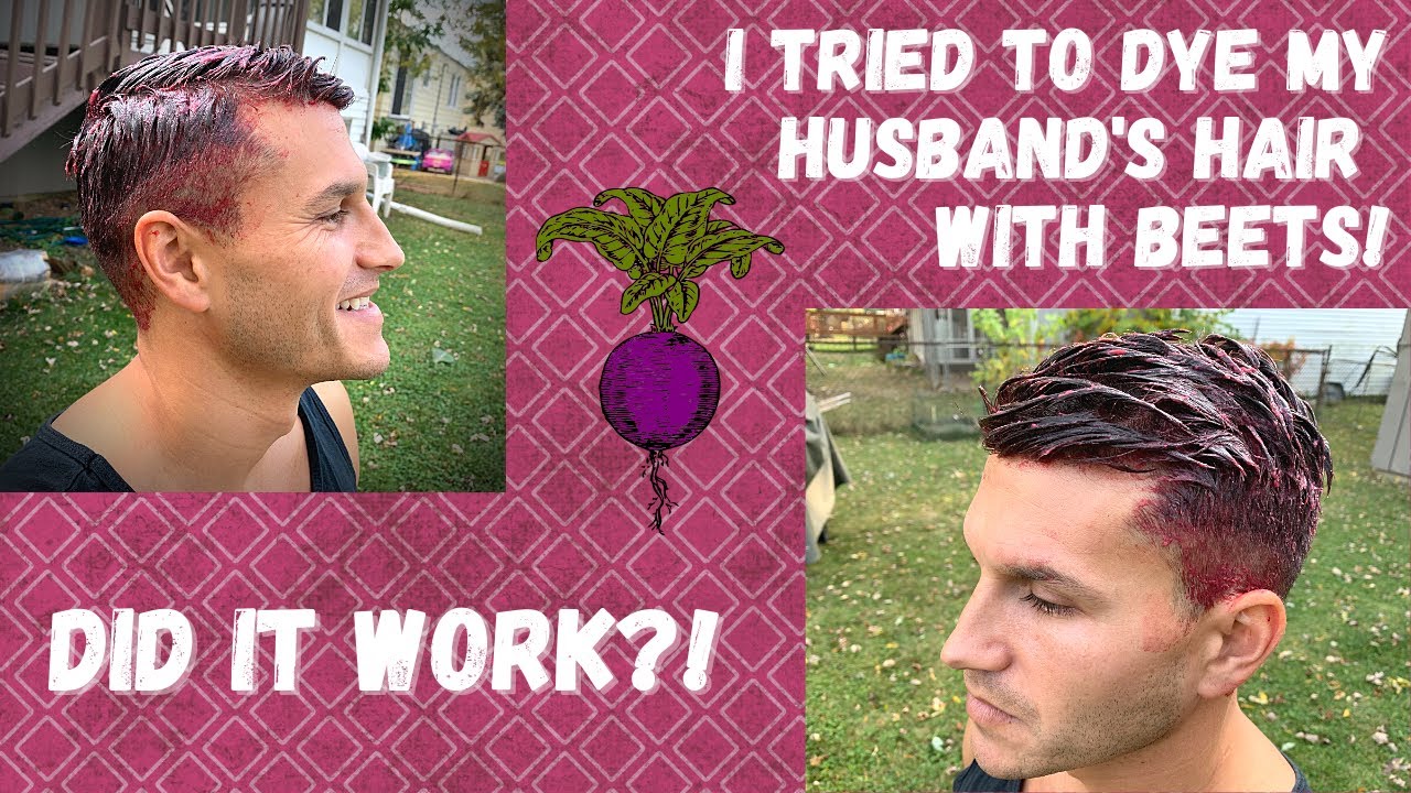 I TRIED TO DYE MY HAIR WITH BEETS // Did it work? - YouTube