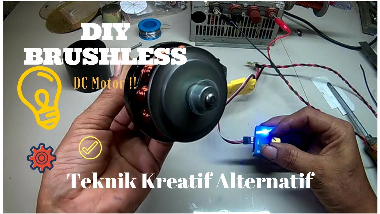 DIY Brushless DC motor !!! (Full Version/making process) - YouTube