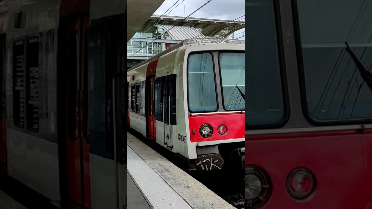 Départ lent d'un MI84 du RER B #paris #train #trainspotting #railway # ...
