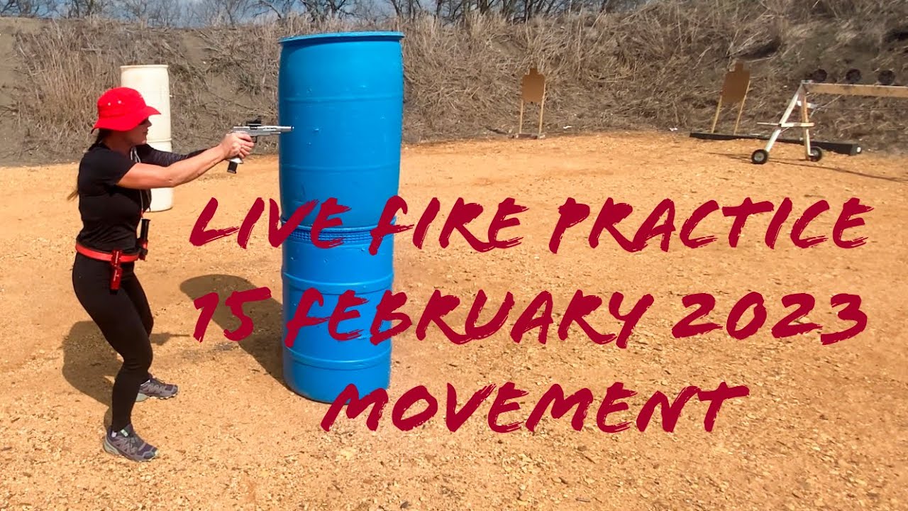 Live fire practice today focusing on movement. - YouTube