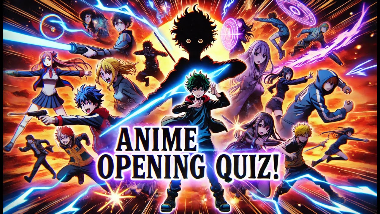 Guess the Anime Intro Opening Quiz - YouTube