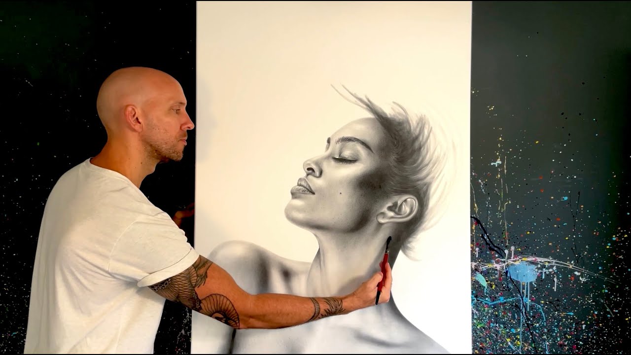 Ashvin Harrison Australian Artist Creating Lyrical Liberty Artwork ...
