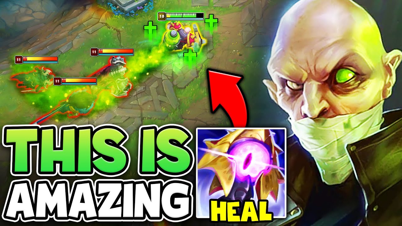 So Omnivamp FULLY applies on Singed poison trail now... - YouTube