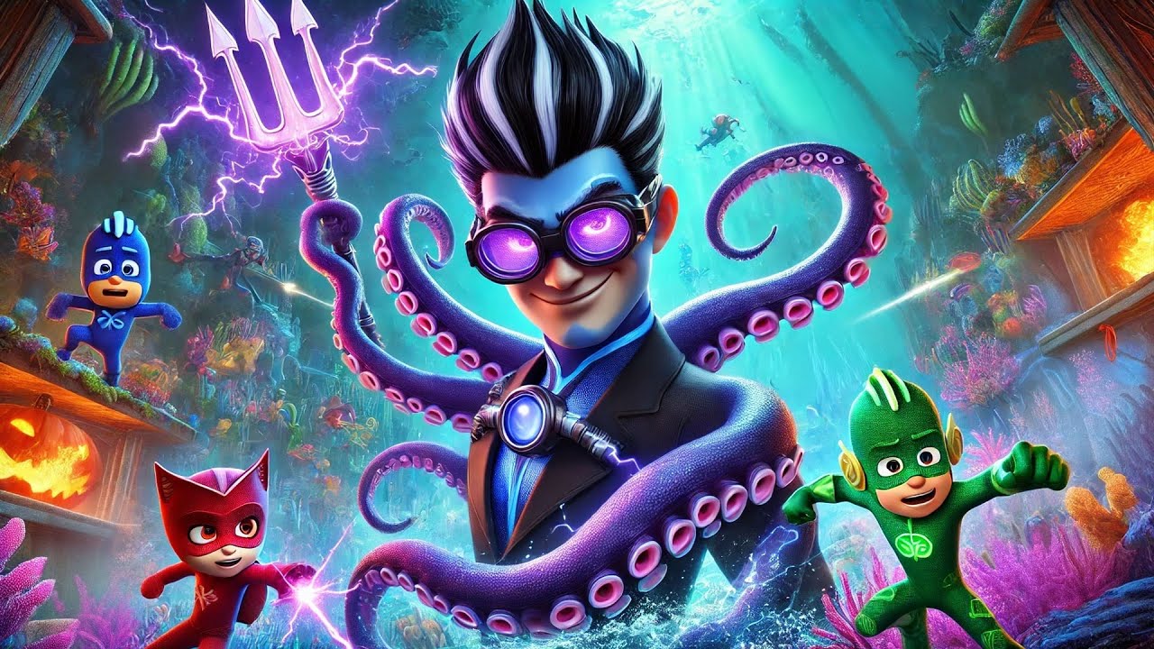 Octopus Romeo plots to steal the power - Catboy's Life Story - PJ Masks ...