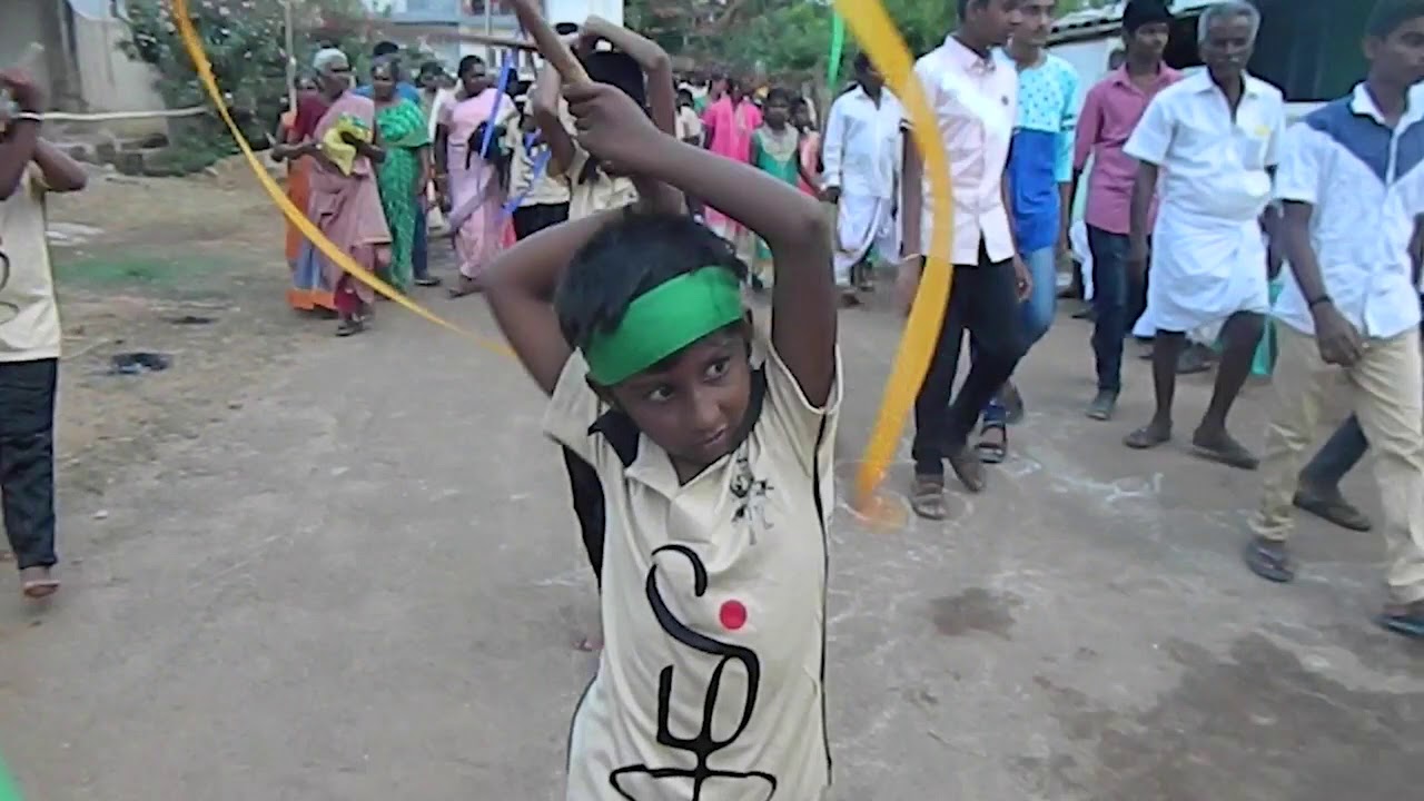 Kothamangalam Festival Silambam Dance - Sangiliyan Silambatta Kulu ...
