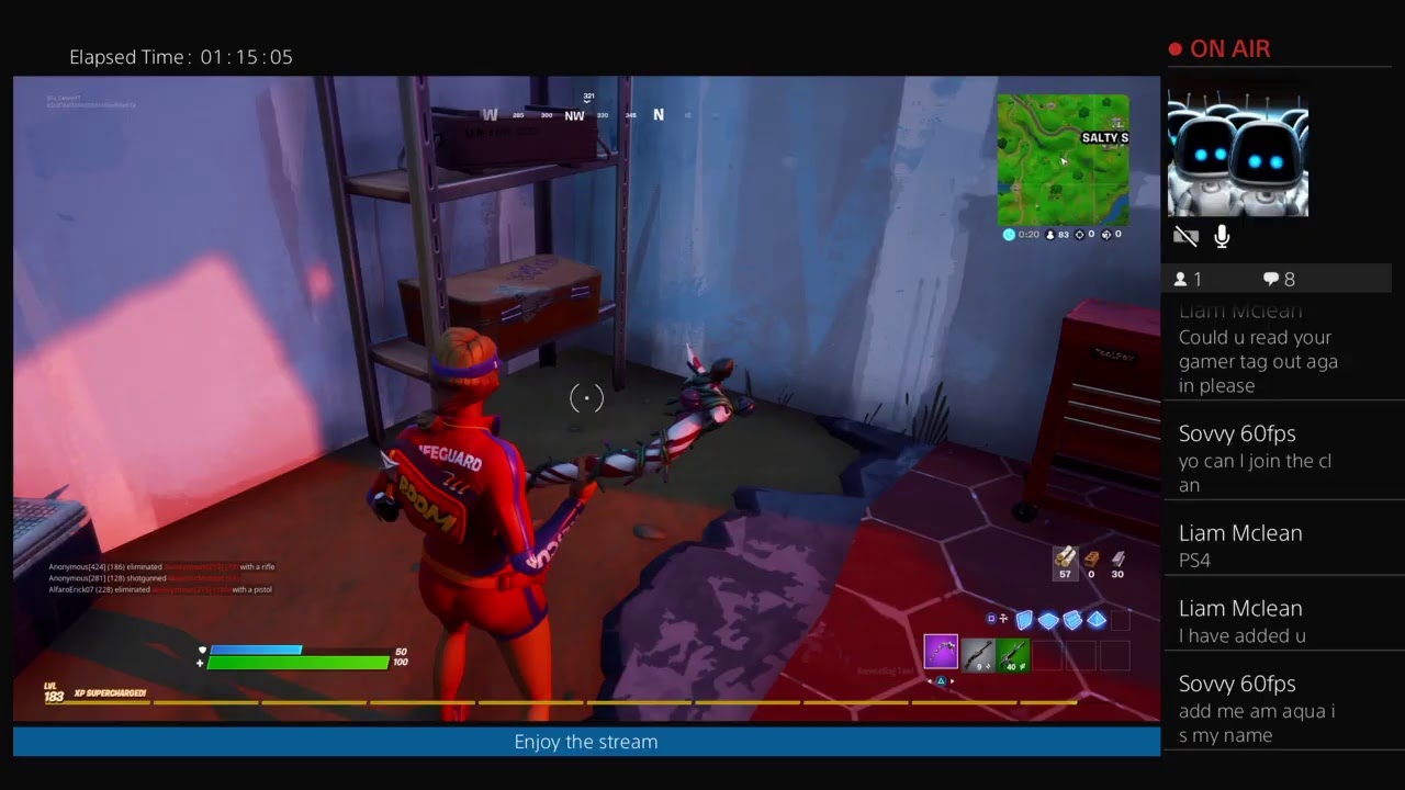 Fortnite just chillin (Clan tryouts) - YouTube