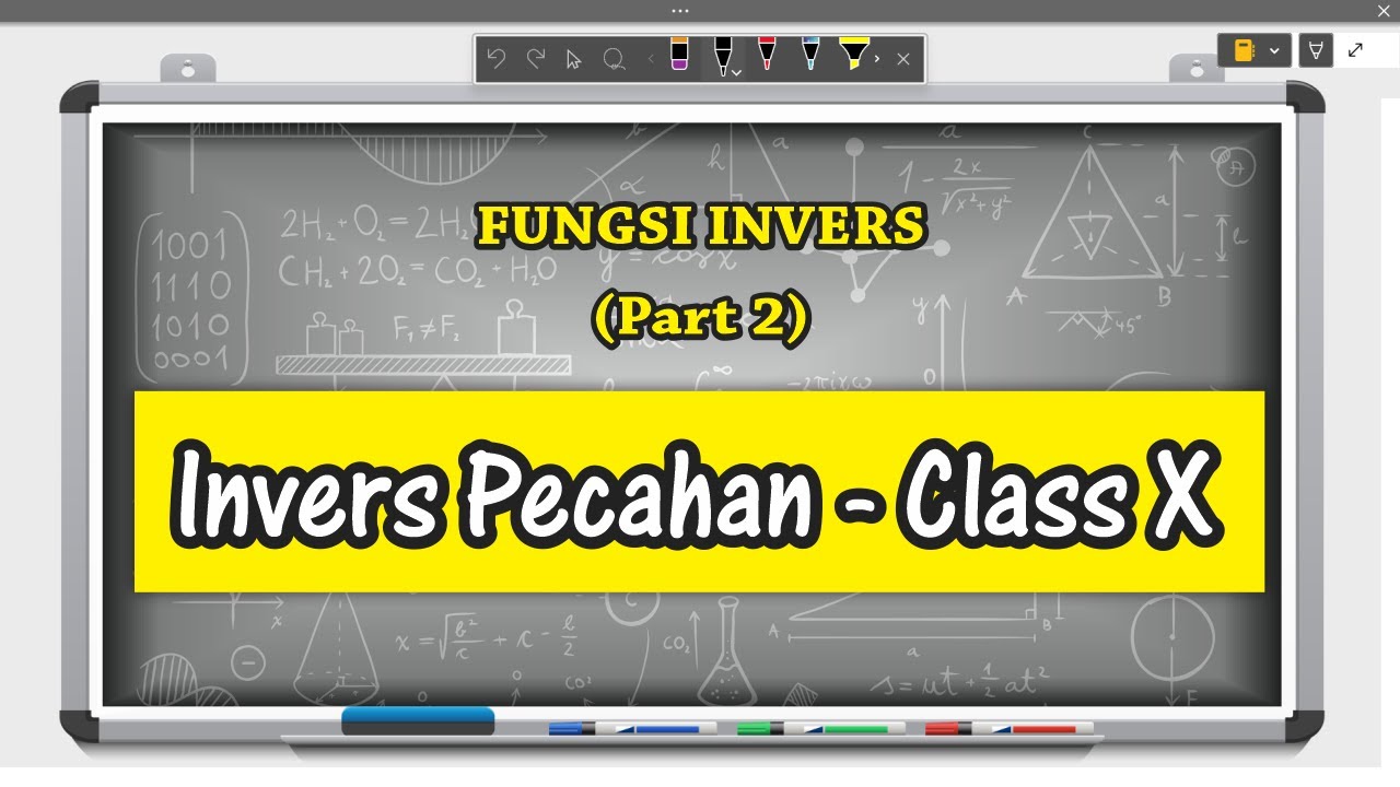 FUNGSI INVERS (BENTUK PECAHAN) | PART 2 - YouTube