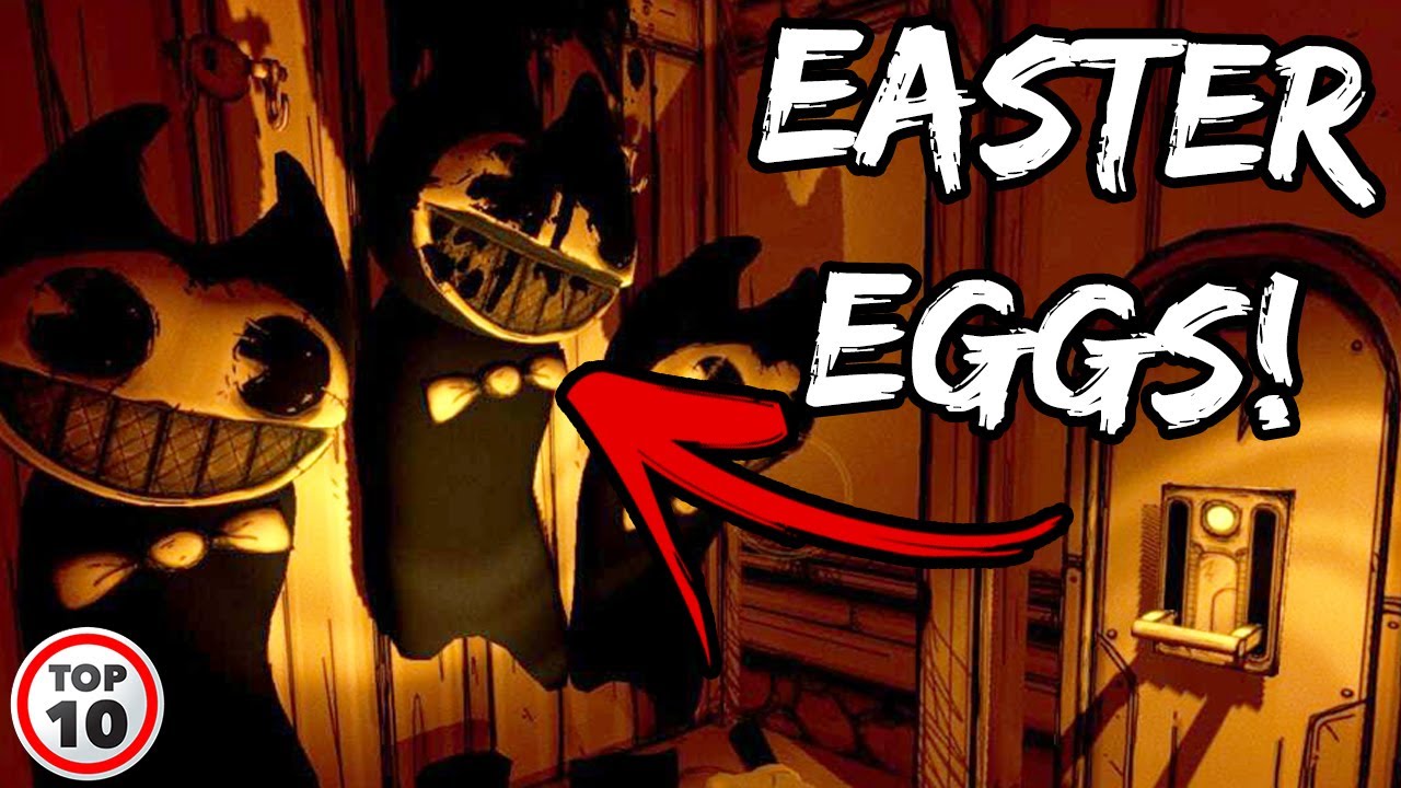 Top 10 Scariest Bendy and the Ink Machine Easter Eggs - YouTube