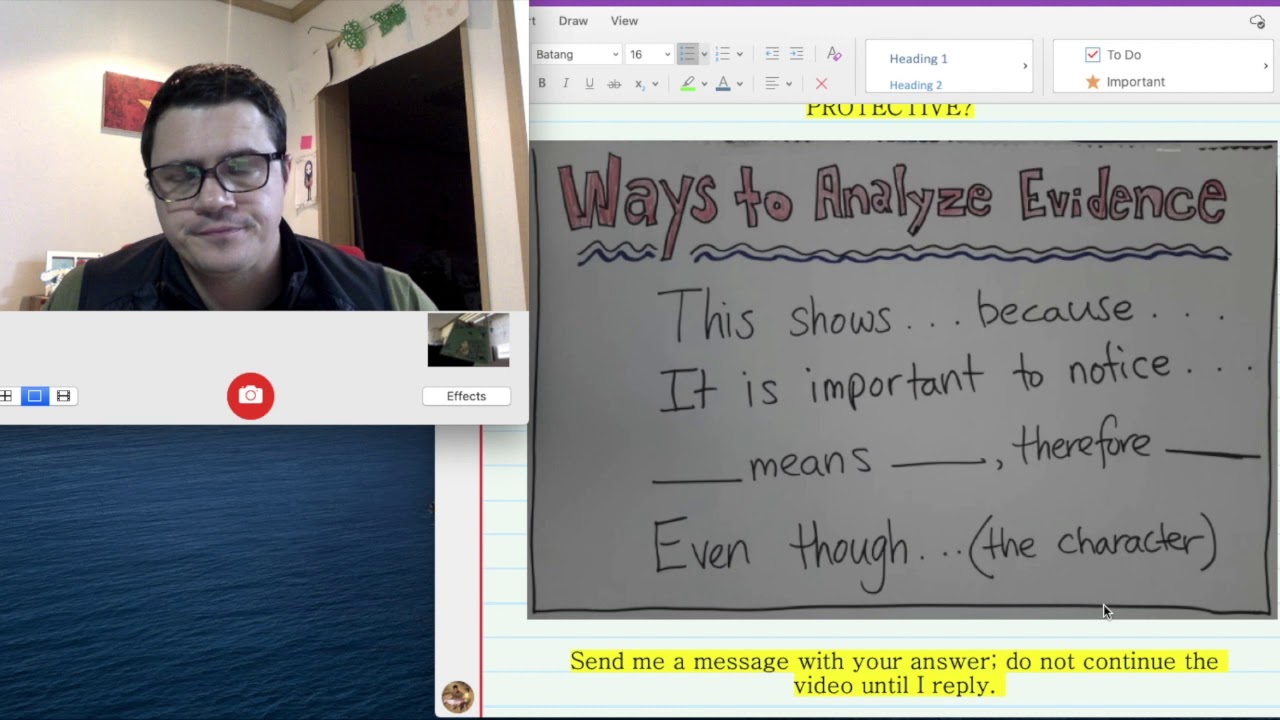 The Literary Essay Session 7: Analyzing Evidence - YouTube