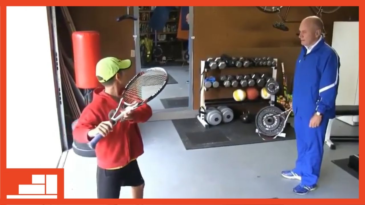 2 How to Practice Tennis at Home - Shadow Swing With a Mirror - YouTube