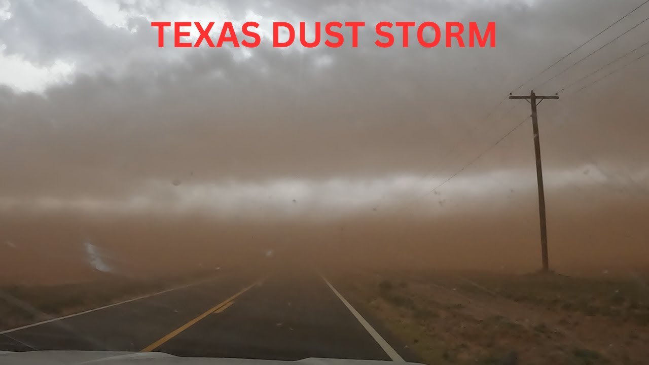 EXTREME DUST STORM - Near-Zero Visibility Driving in West Texas! - YouTube