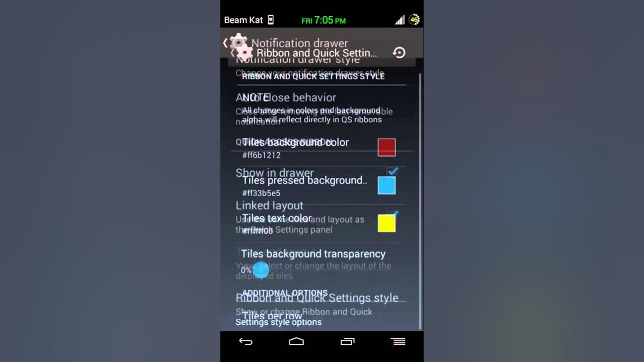 Rom CM11 "Beam Kat" Galaxy Wonder (Halo, ListView animation) - YouTube