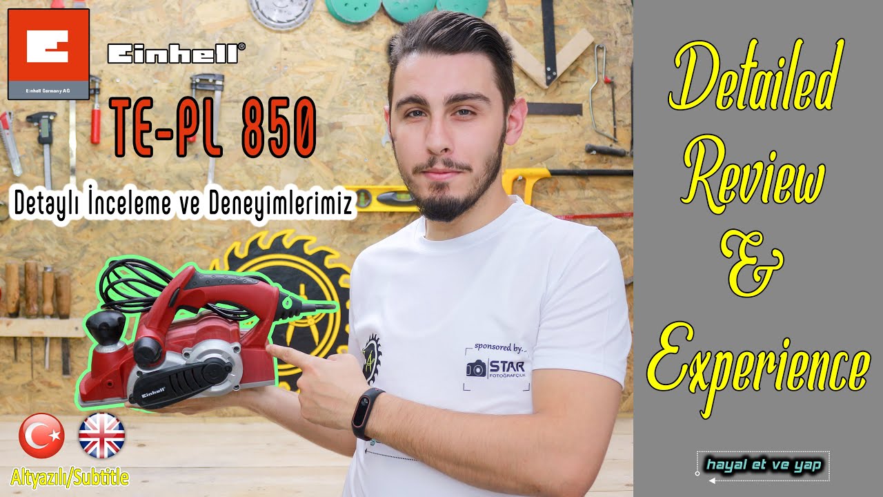 🔍Einhell TE-PL 850 Planya Detaylı İnceleme ve Deneyimlerimiz *Planer ...