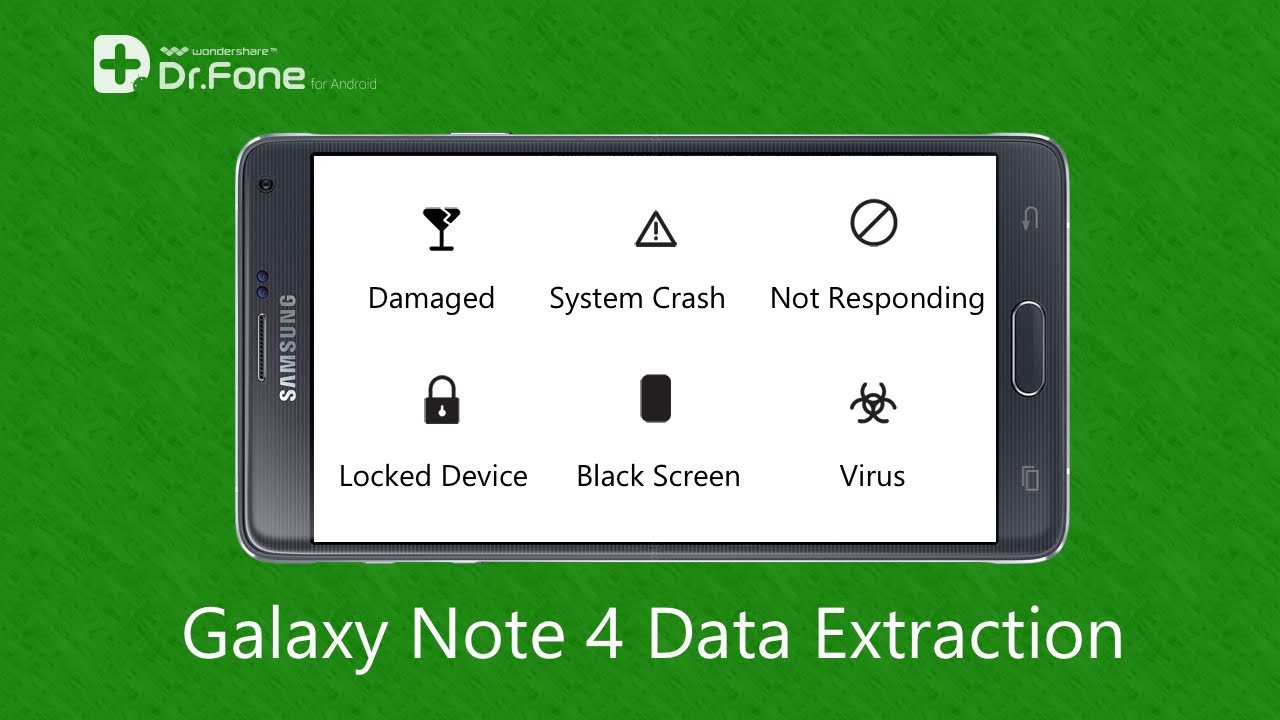 Data Recovery for Broken Screen of Samsung Galaxy Note 4 - YouTube