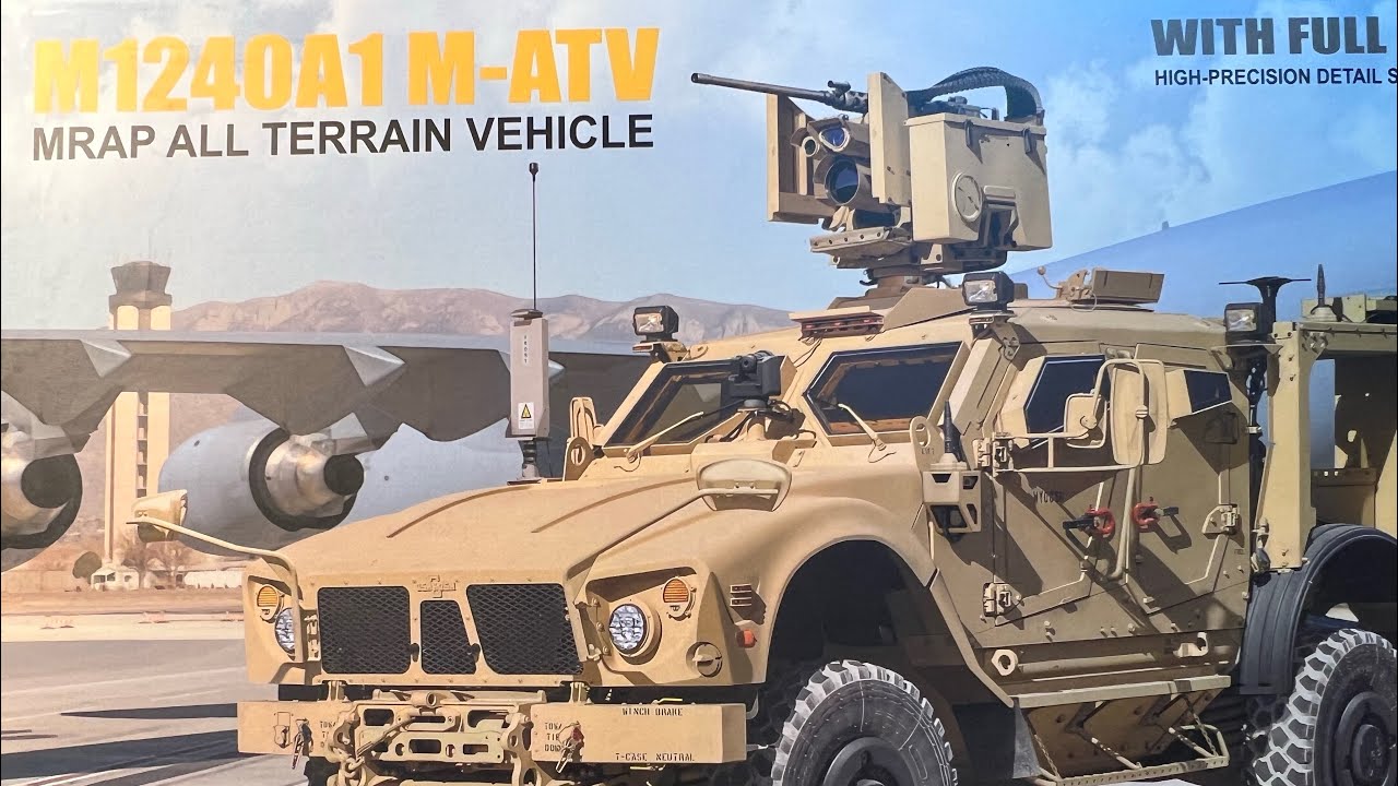 M1240 A1 MRAP. Ryefield models 1/48 scale plastic model kit- doors ...