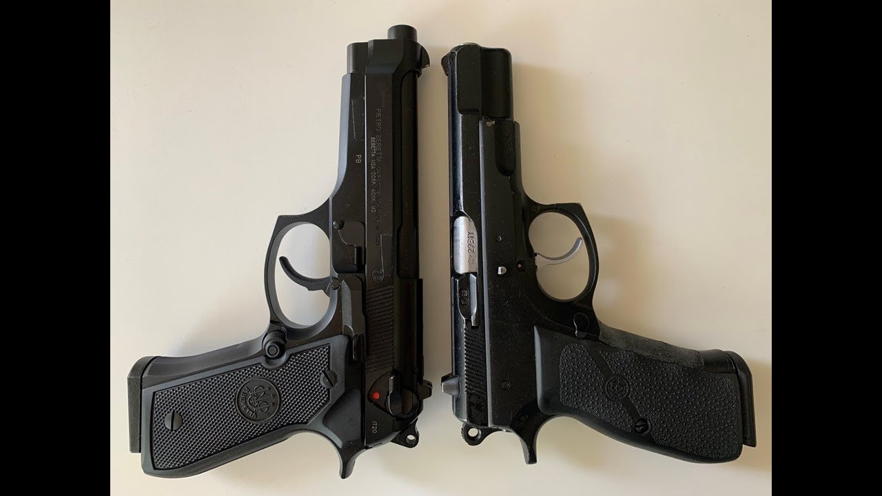 Beretta 92FS与CZ 75B比较：哪支枪更值得入手？ - YouTube