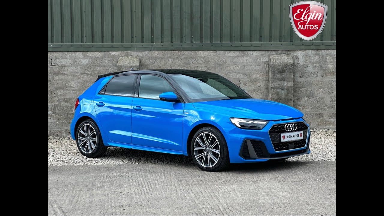 2019 (19) Audi A1 S Line Sportback 1.0 TFSI Turbo Blue Contrast Mythos ...