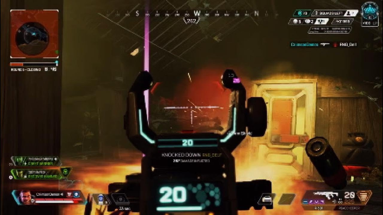 Silver stuck player can't aim or move in apex legends - YouTube