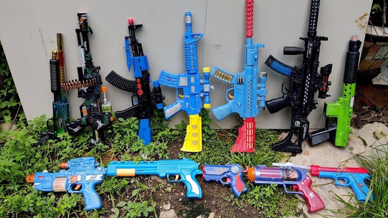 Mencari Mainan Tembak-Tembakan Machine Gun,Ak 47,M16,M4A1,SS2,Shot Gun ...