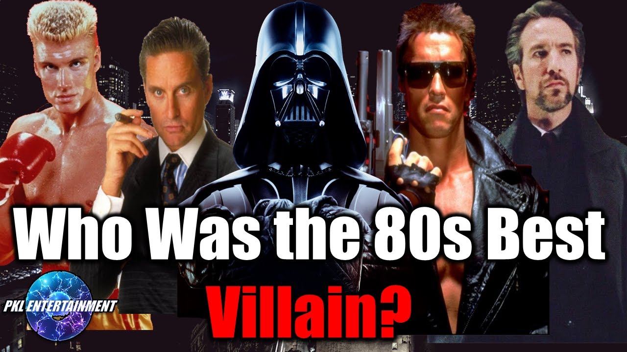 THE MOST ICONIC MOVIE VILLAINS OF THE 1980S - YouTube
