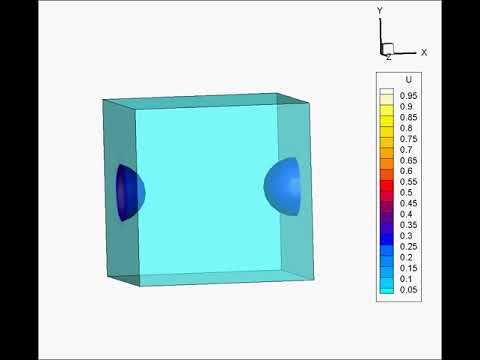 3D Discontinuous Galerkin Solver - Advection equation - YouTube