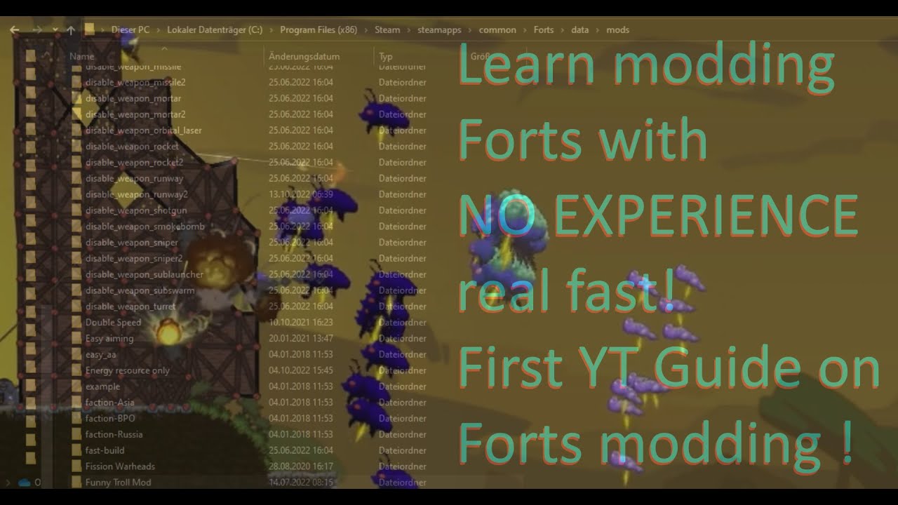 I'll make a FORTS MODDING GUIDE so you can learn how to mod! - YouTube