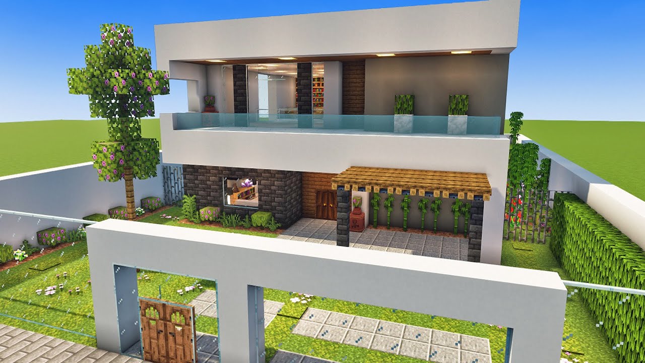 Minecraft Mobília Da Mansão Moderna Tutorial Manyacraft Youtube