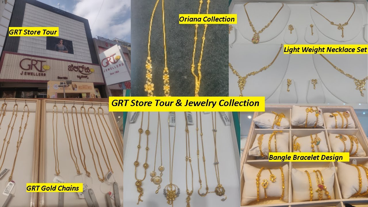 GRT Jewelers Store Tour || Unique & Affordable Gold Jewelry Collection💫 ...