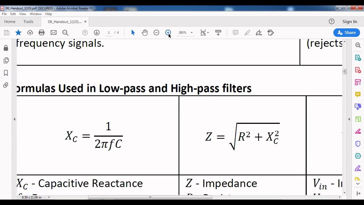 Cutoff Frequency in Filters (Sample Problems) Part 1 - YouTube