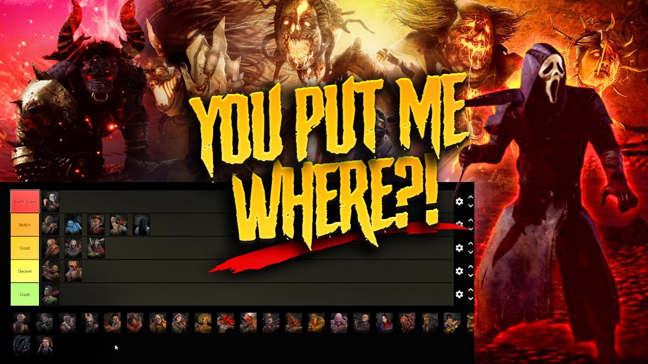 What Your DBD Killer Main Says About you! Dead By Daylight Tier List ...