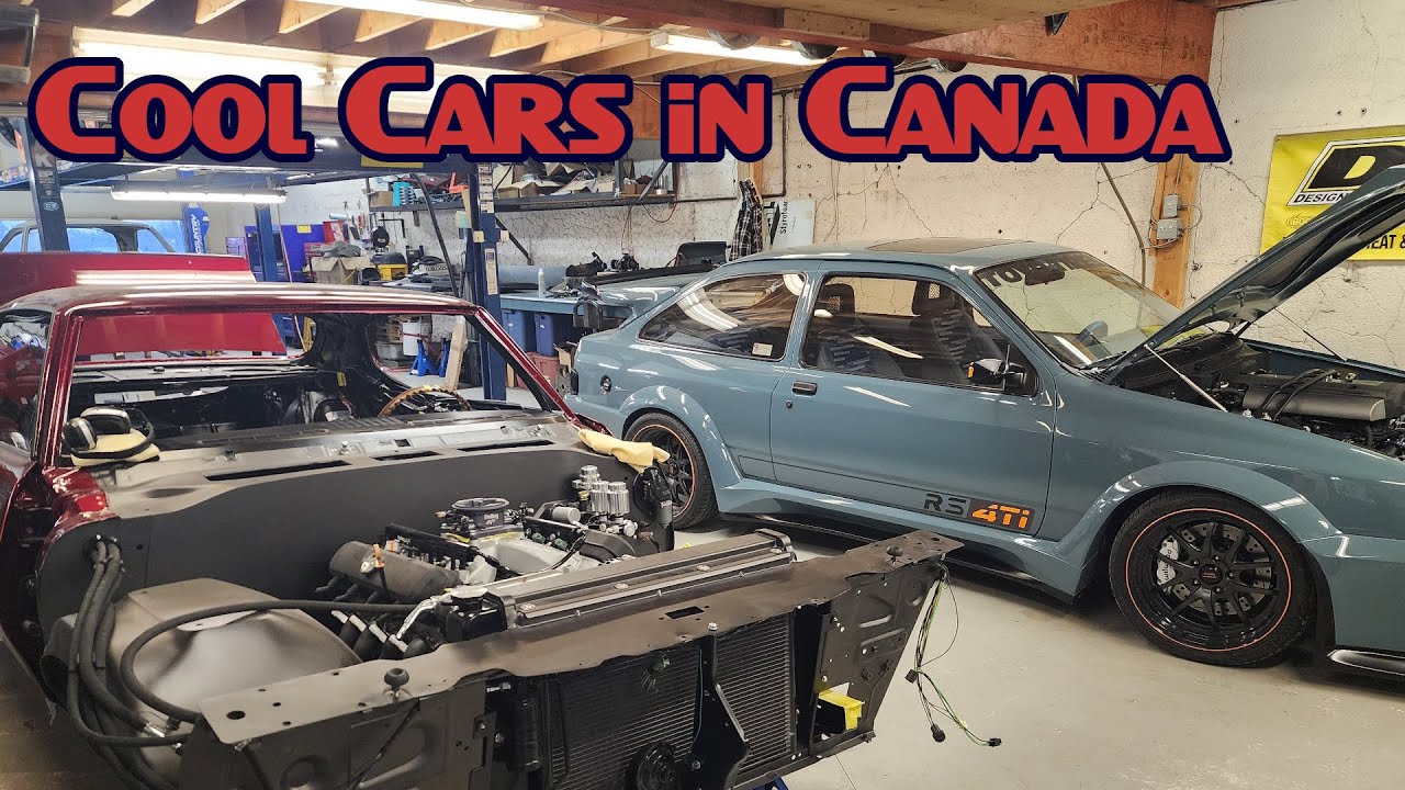 Cool Cars and Shops on our trip to Canada - YouTube