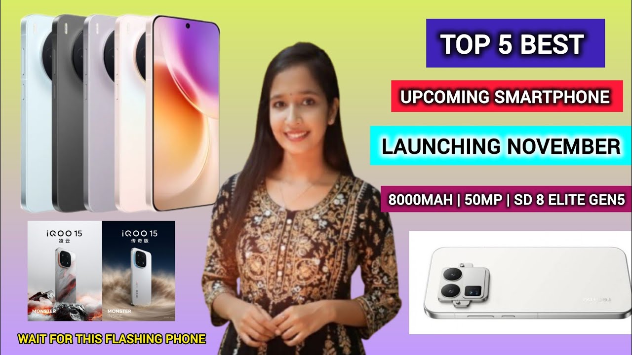 Upcoming smartphone launch 2025 | new mobile launch india | Realme gt 8 ...