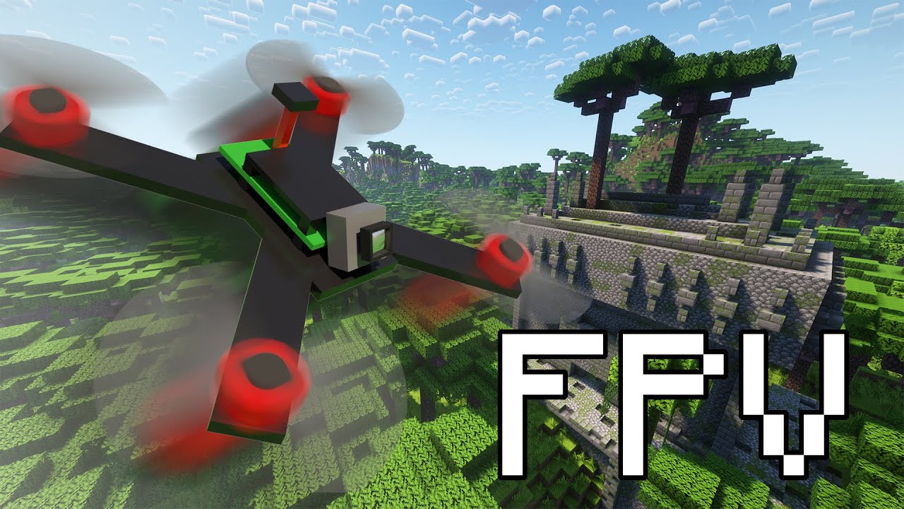 Flying FPV in Minecraft | No Talking, Only Gameplay - YouTube