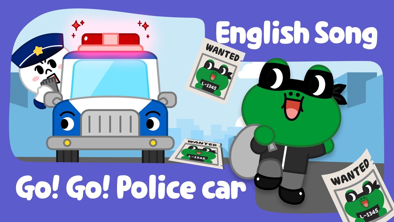 [Brown TV] Go! Go! Police car｜KIDS SONG｜Nursery Rhymes｜Line Friends ...