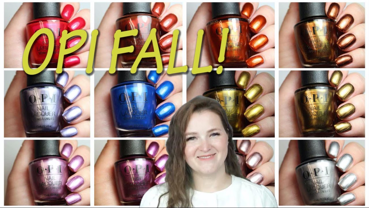 OPI Fall 2024 | Live Application + Dupes/Comparisons - YouTube